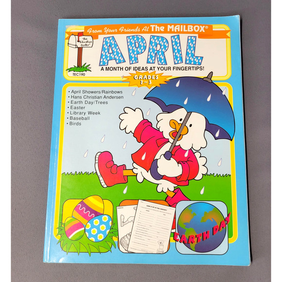 The Education Center | Toys | Vintage Mailbox April Ideas Book Grades 3 ...